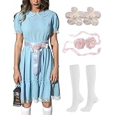 Amazon.com: Spadehill Womens Halloween Knee Length Lolita Twin Costume ...