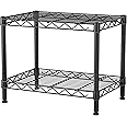 Amazon.com: SINGAYE 2 Small Shelves Kitchen Storage Shelf Wire Shelving ...