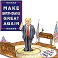 Amazon.com : Donald Trump Birthday Card | Pop Up Card with 3D Trumps Real Voice in Oval Office ...