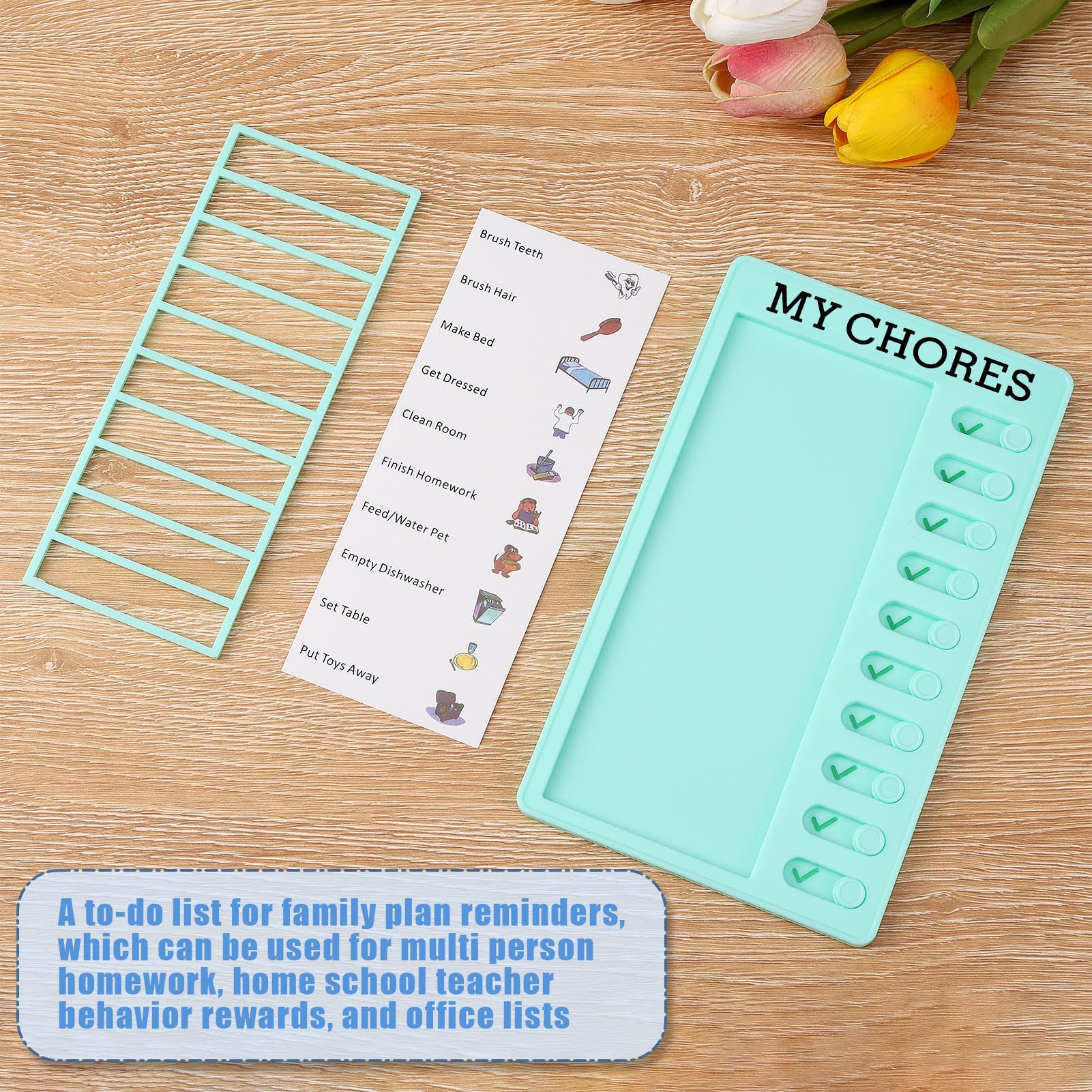 Mua XLSXEXCL 4 Pieces to Do List Board, Checklist Board Chore Chart Slider My Chores Slider ...