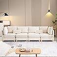 Amazon.com: Eafurn Oversized Reversible Modular Sectional Sofa with Movable Ottoman, L Shaped ...