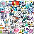 Amazon.com: 100 PCS Funny Science Laboratory Stickers, Laboratory ...