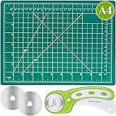 Amazon.com: WA Portman Self Healing Cutting Mat & Rotary Cutter for Fabric Set – 9x12 Sewing ...
