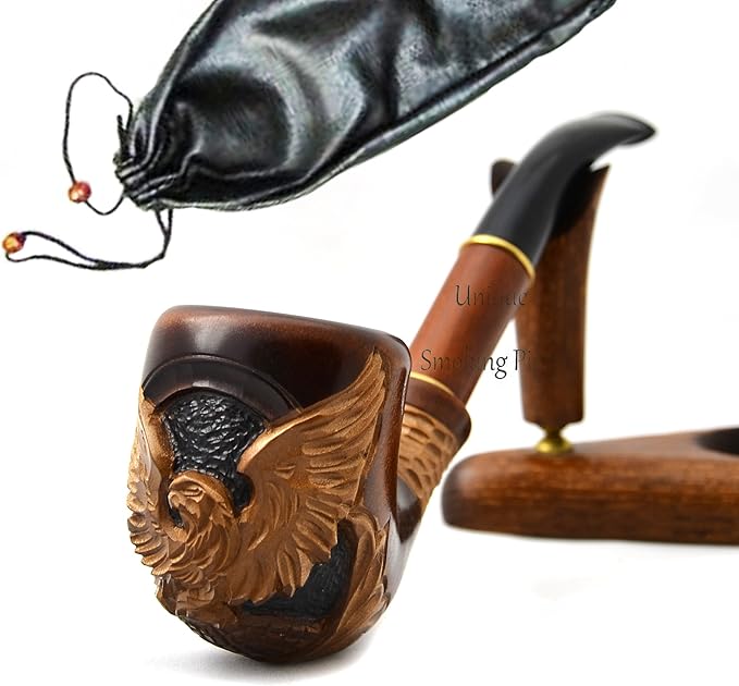 Amazon.de: Handgemacht rauchpfeife aus birnbaum Tabak Pfeife Pipe ...