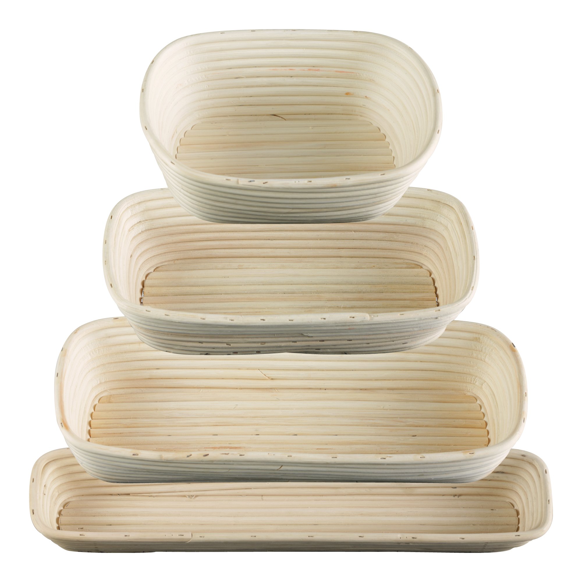 Frieling USA Brotform Rectangular Bread Rising Basket, 12-Inch By 5.5 ...