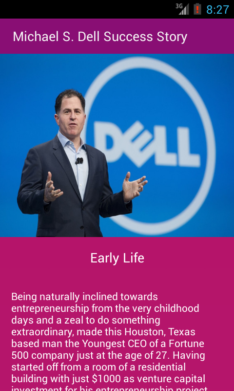 Michael S. Dell Success Story:Amazon.com:Appstore for Android