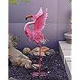 Amazon.com: Goodeco Garden Flamingo Yard Decorations - Pink Flamingo ...