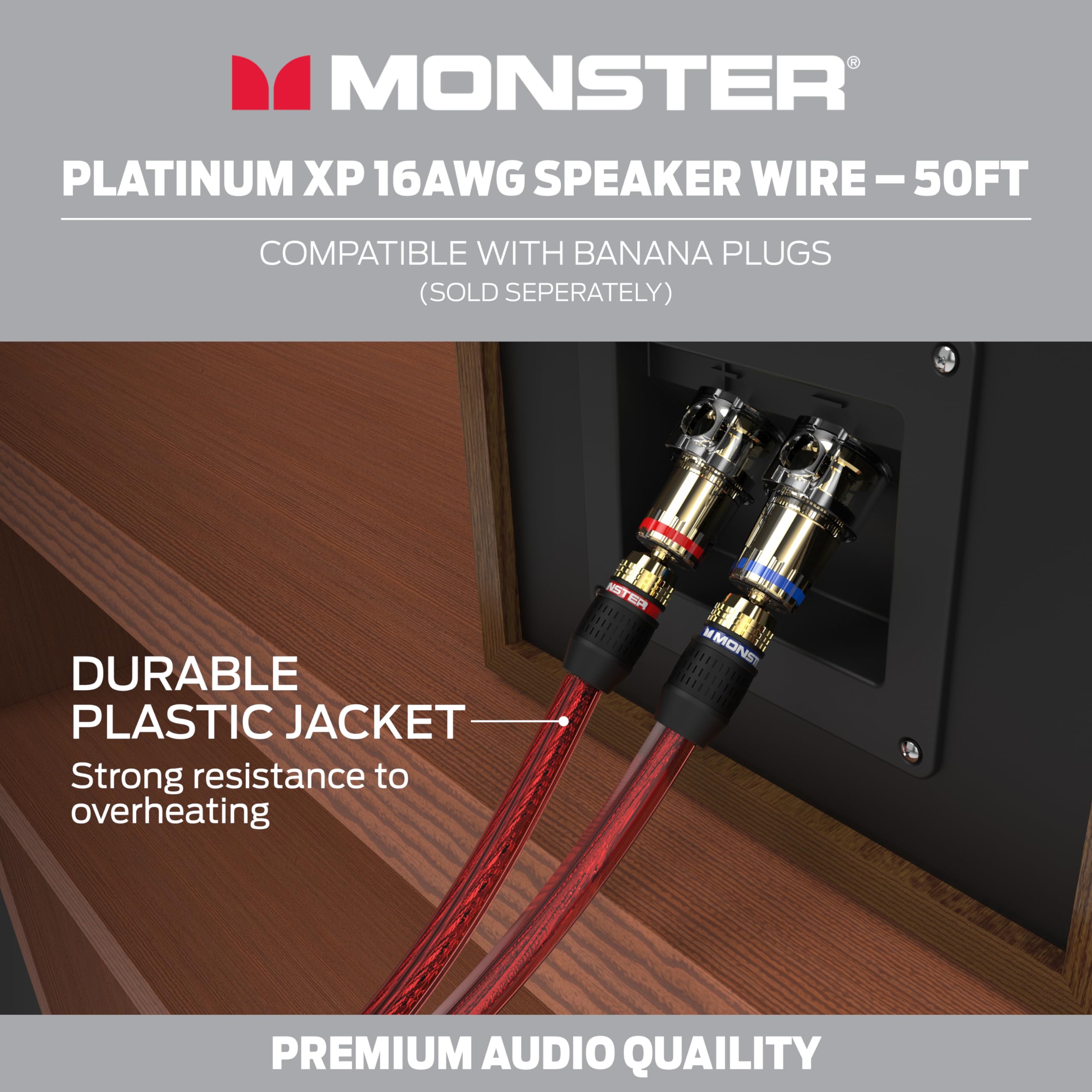 Mua Monster 16 AWG Speaker Wire: Advanced Performance XP Speaker Cable ...
