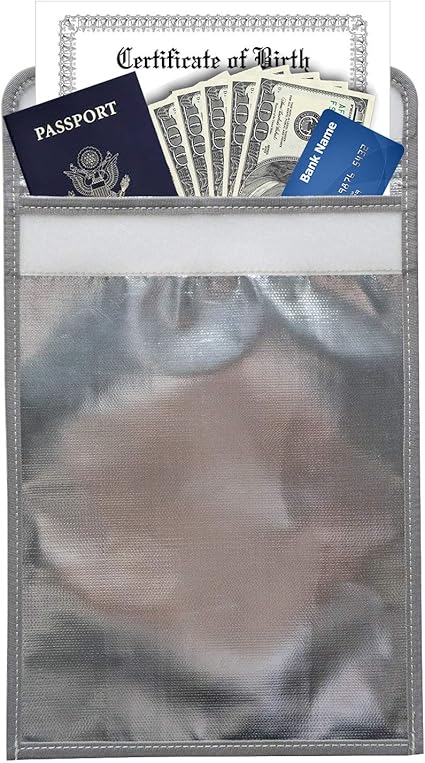 Fireproof Envelope for Documents - Large 15" X 11" - Fire and ...