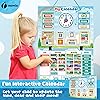 inamio Magnetic Kids Calendar for Learning - Classroom, Preschool ...