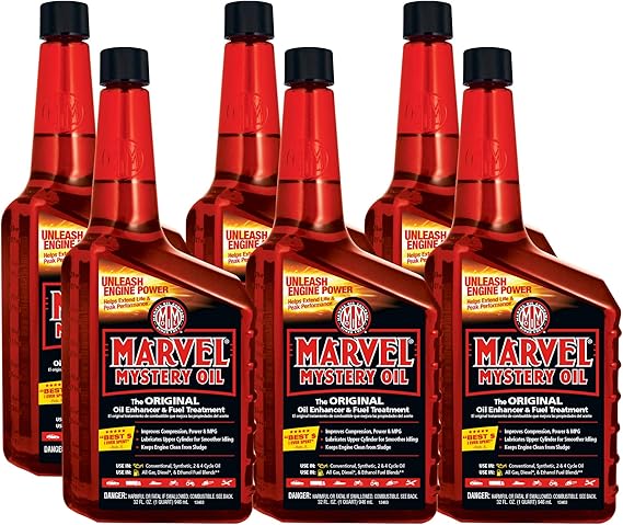 Marvel Mystery Oil MM13R-6PK - 32 oz. (Pack of 6), Engine & Oil ...