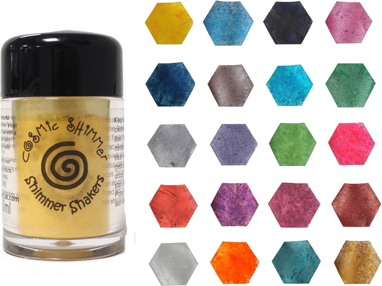 Cosmic Shimmer - Shimmer Shakers - Complete Set of 20 Colours: Amazon ...