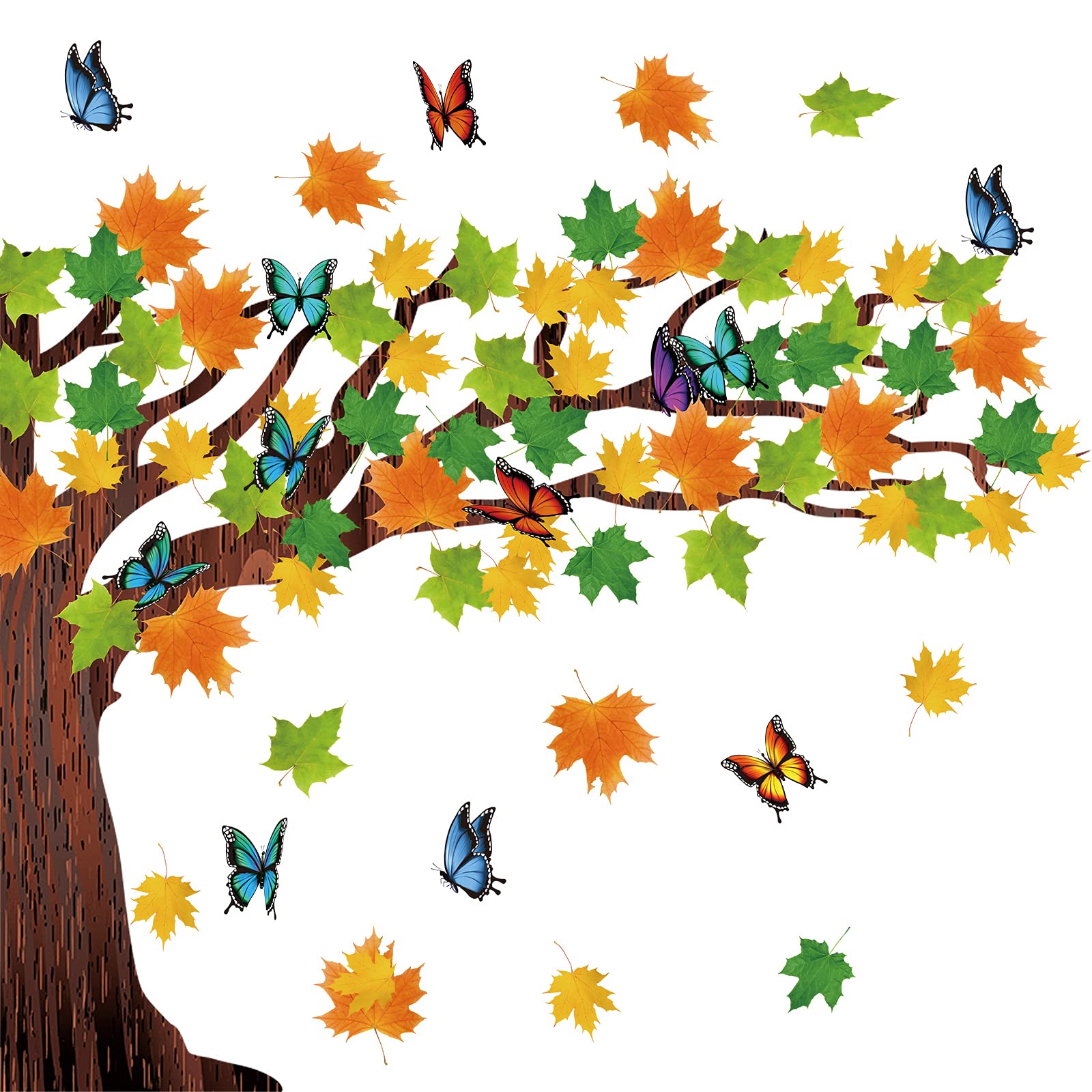 Mua 106 Piece Classroom Tree Bulletin Board Set Woodland Whimsy Spring ...