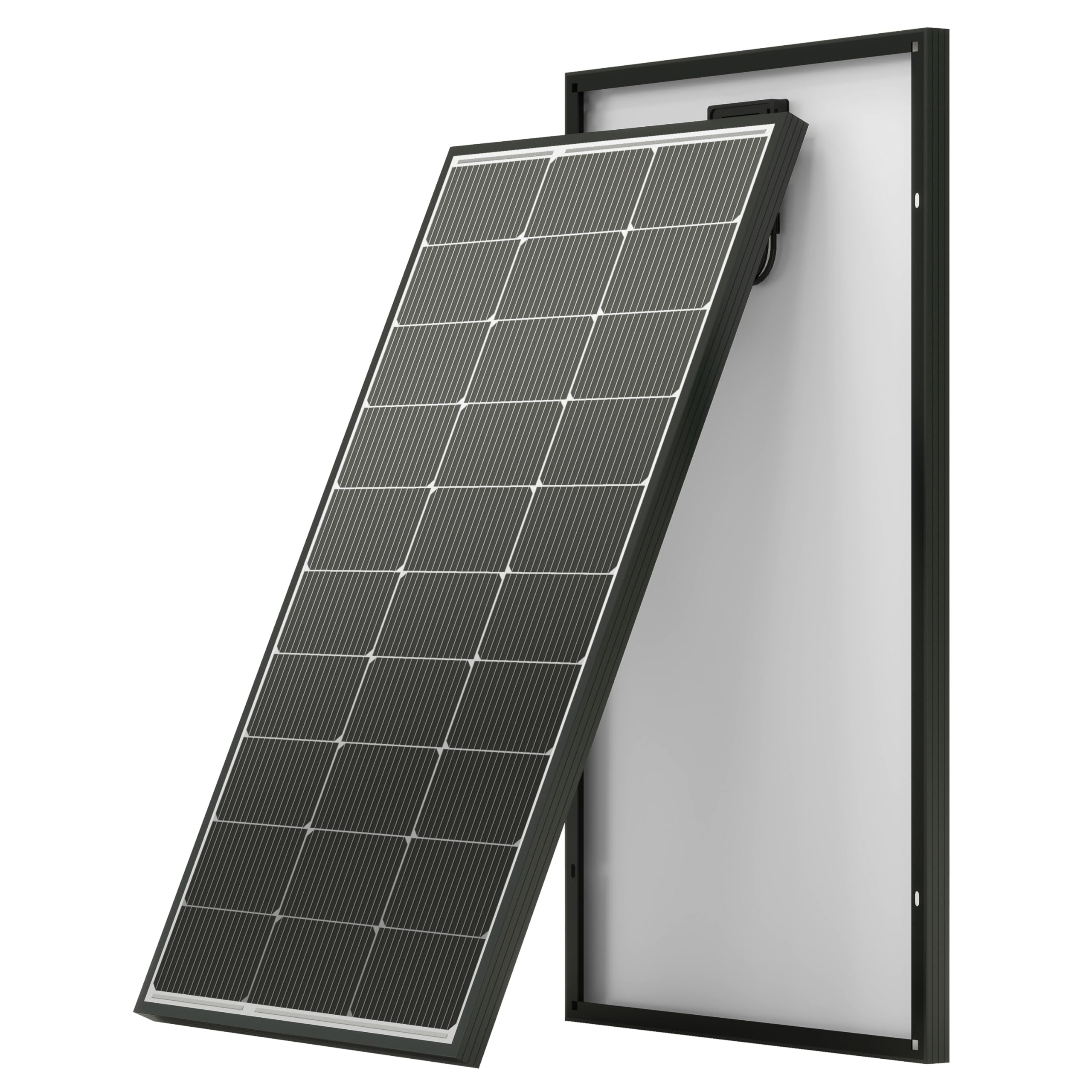 JJN 100 Watt Solar Panel, N-Type 16BB High Efficiency 12 Volt Solar ...