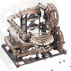 Amazon.com: ROBOTIME 3D Puzzles for Adults Wooden Marble Run DIY Model Craft Kit to Build Unique ...