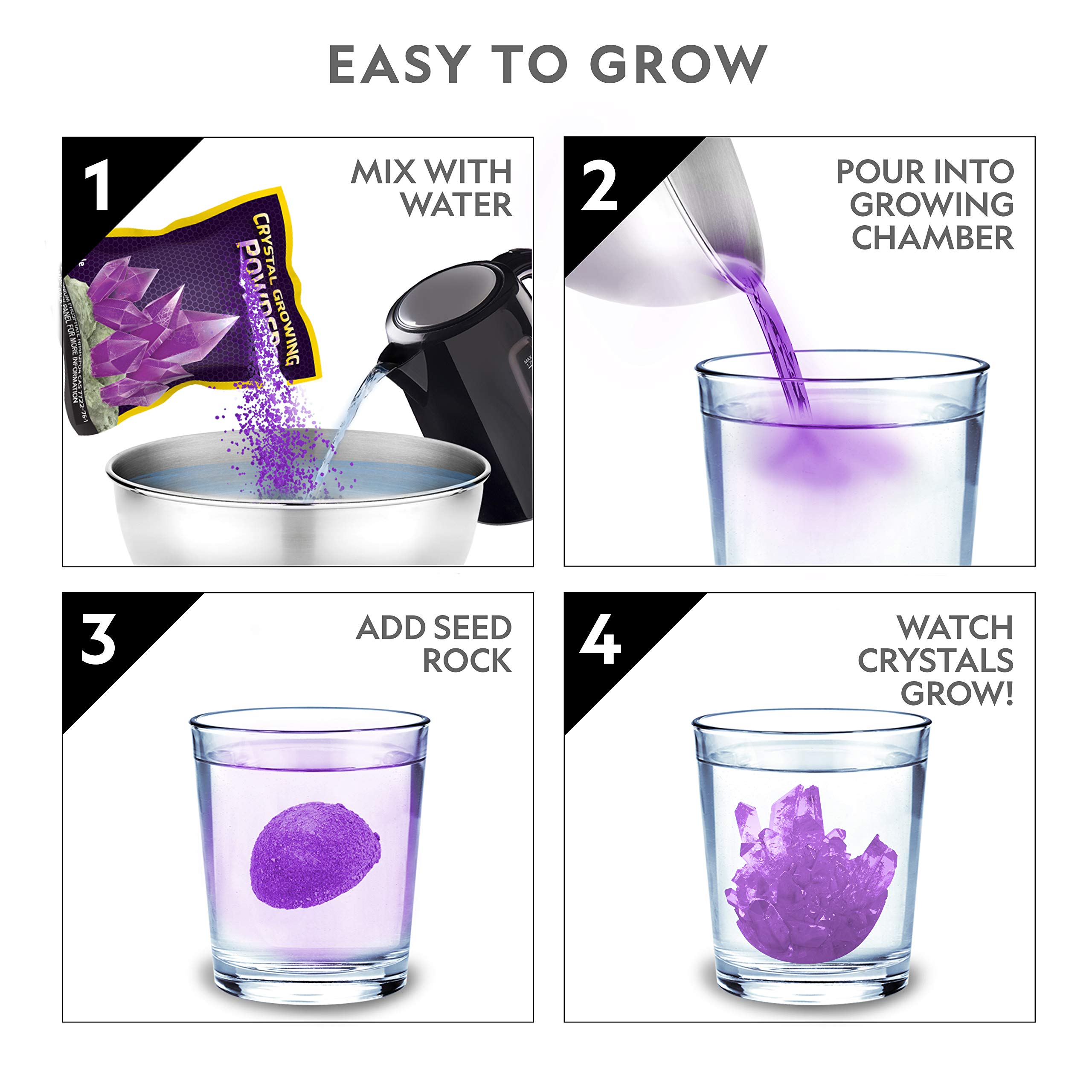 Mua NATIONAL GEOGRAPHIC Purple Crystal Growing Lab - DIY Crystal ...