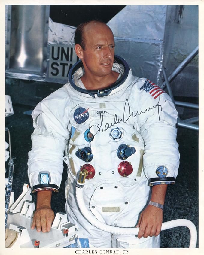 Amazon.com: NASA ASTRONAUT Charles Pete Conrad autograph, signed photo ...