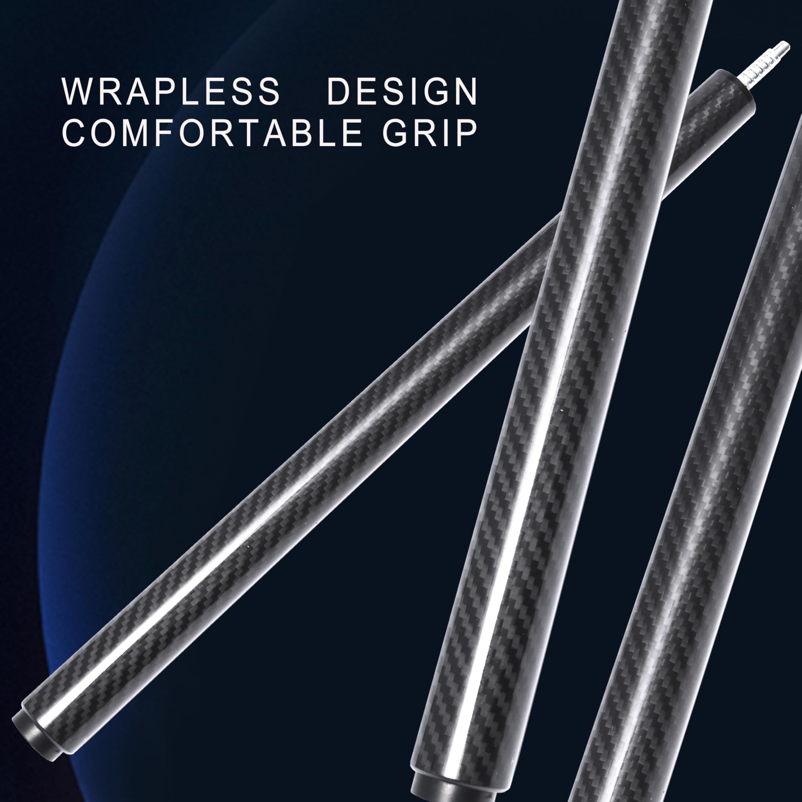 Mua KHEALING Billiard Cue Carbon 3/4 Jointed Pool Cue Multi-layer Pig ...