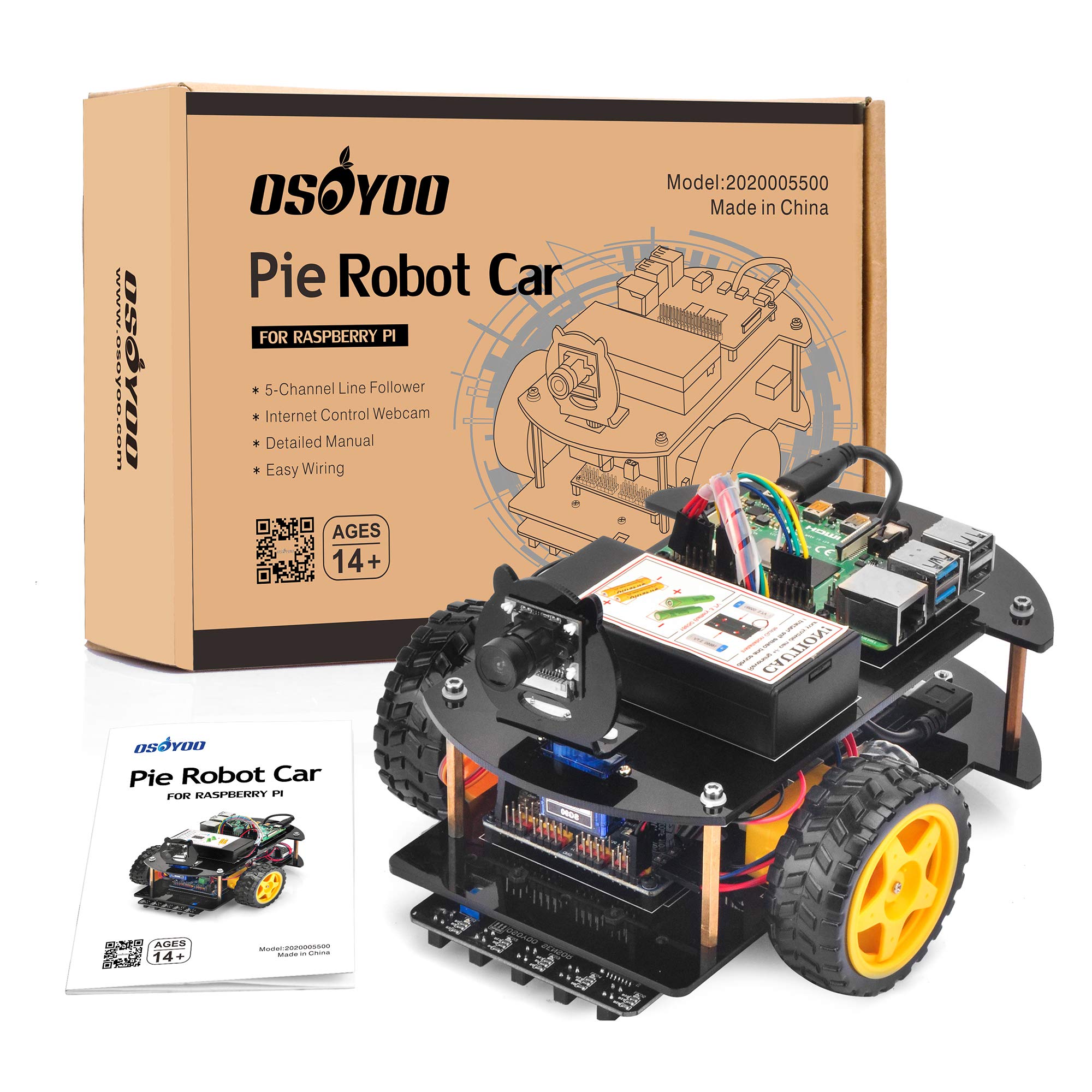 Mua OSOYOO Robot Car kit for Raspberry Pi 4 3B+ 3B Without Raspberry pi ...