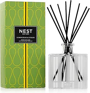 Amazon.com: NEST Fragrances Reed Diffuser- Lemongrass & Ginger , 5.9 fl ...