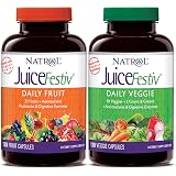 Amazon.com: Natrol JuiceFestiv Daily Fruit & Veggie Capsules with ...
