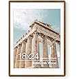 Amazon.com - FLYJOE 18 x 24 Poster Frame | Solid Oak Wood 24x18 Poster ...