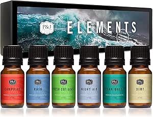 Amazon.com: Elements Set of 6 Fragrance Oils - Premium Grade Scented ...
