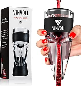 Amazon.com: VINVOLI Wine Aerator - Luxury Red Wine Aerator Decanter ...