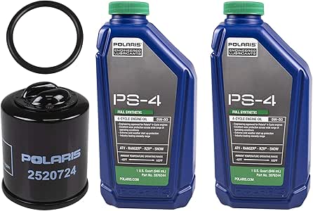 Amazon.com: Polaris Phoenix 200 LE OEM PS-4 Full Synthetic Oil Change ...