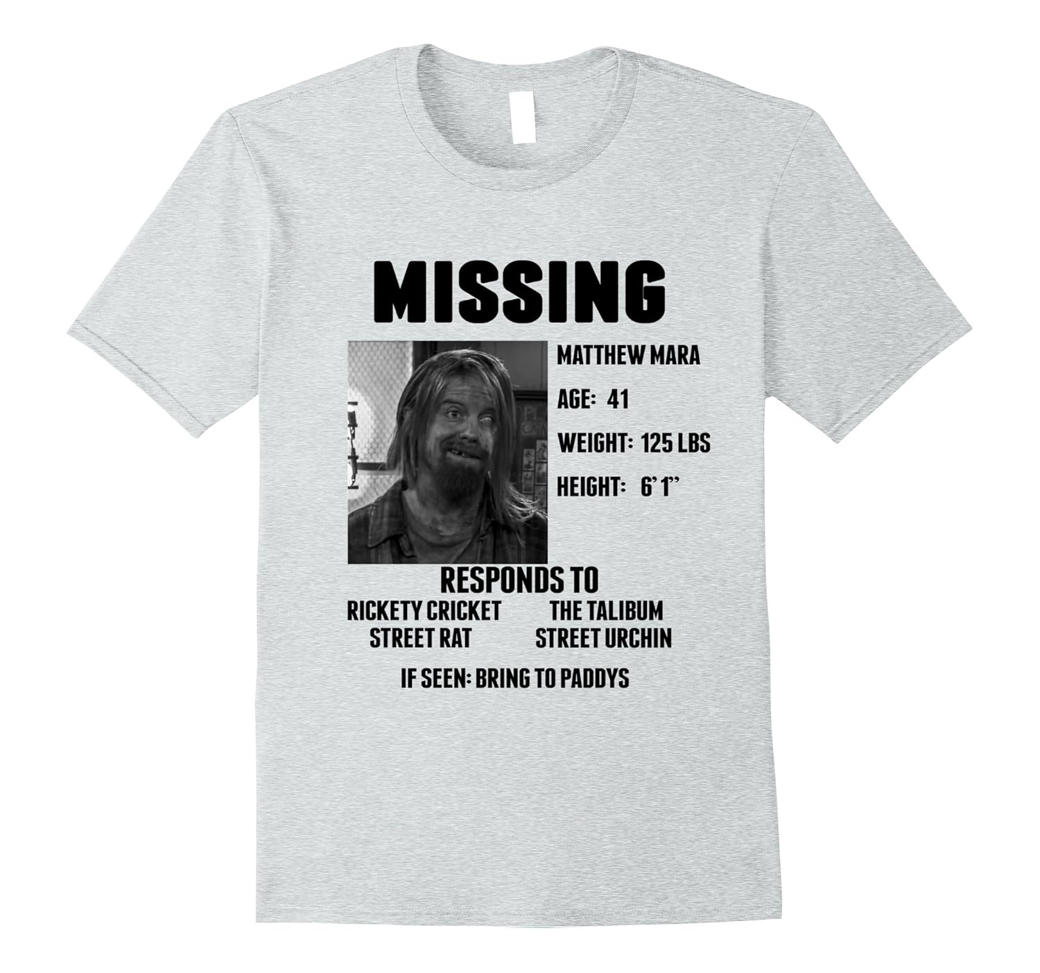 Rickety Cricket Missing Shirt Street Urchin Missing Tee-4LVS – 4loveshirt