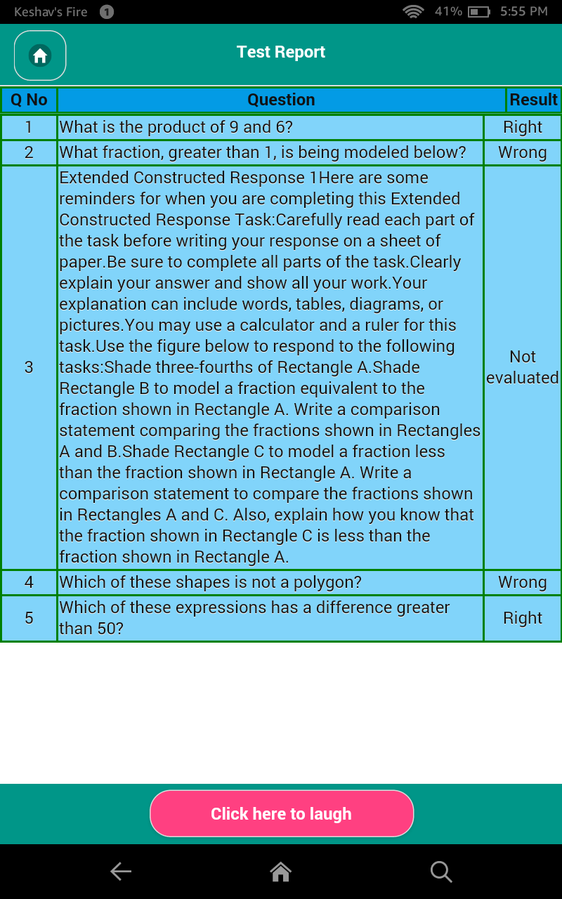 Math ELA Grade 3 - Common Core PARCC, SBAC Practice:Amazon.de:Appstore ...