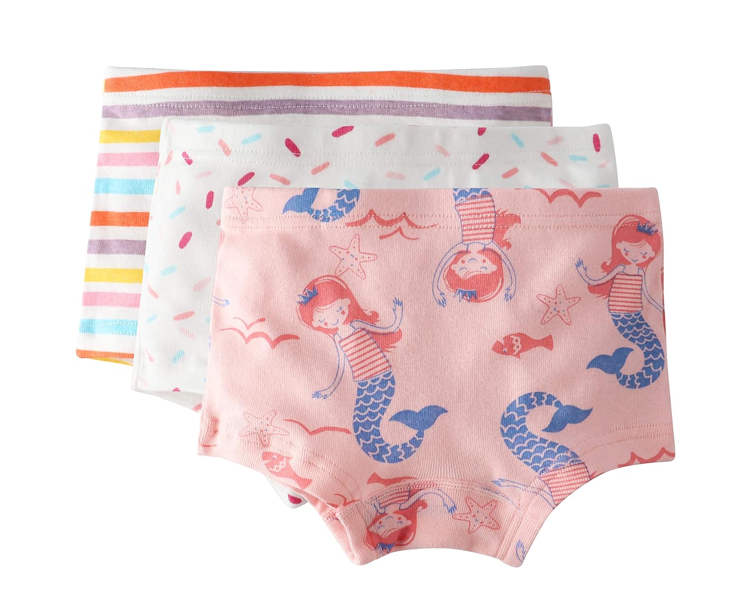 Buy Little Girls Underwear, Soft Cotton Boyshort Panties Cartoon Kids ...