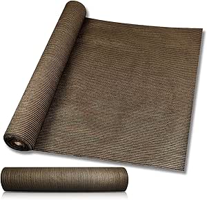 Amazon.com : Windscreen4less Brown Sunblock Shade Cloth,95% UV Block ...