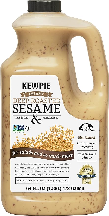 Kewpie Deep Roasted Sesame Dressing, 64 Ounce by Kewpie Mayonnaise ...