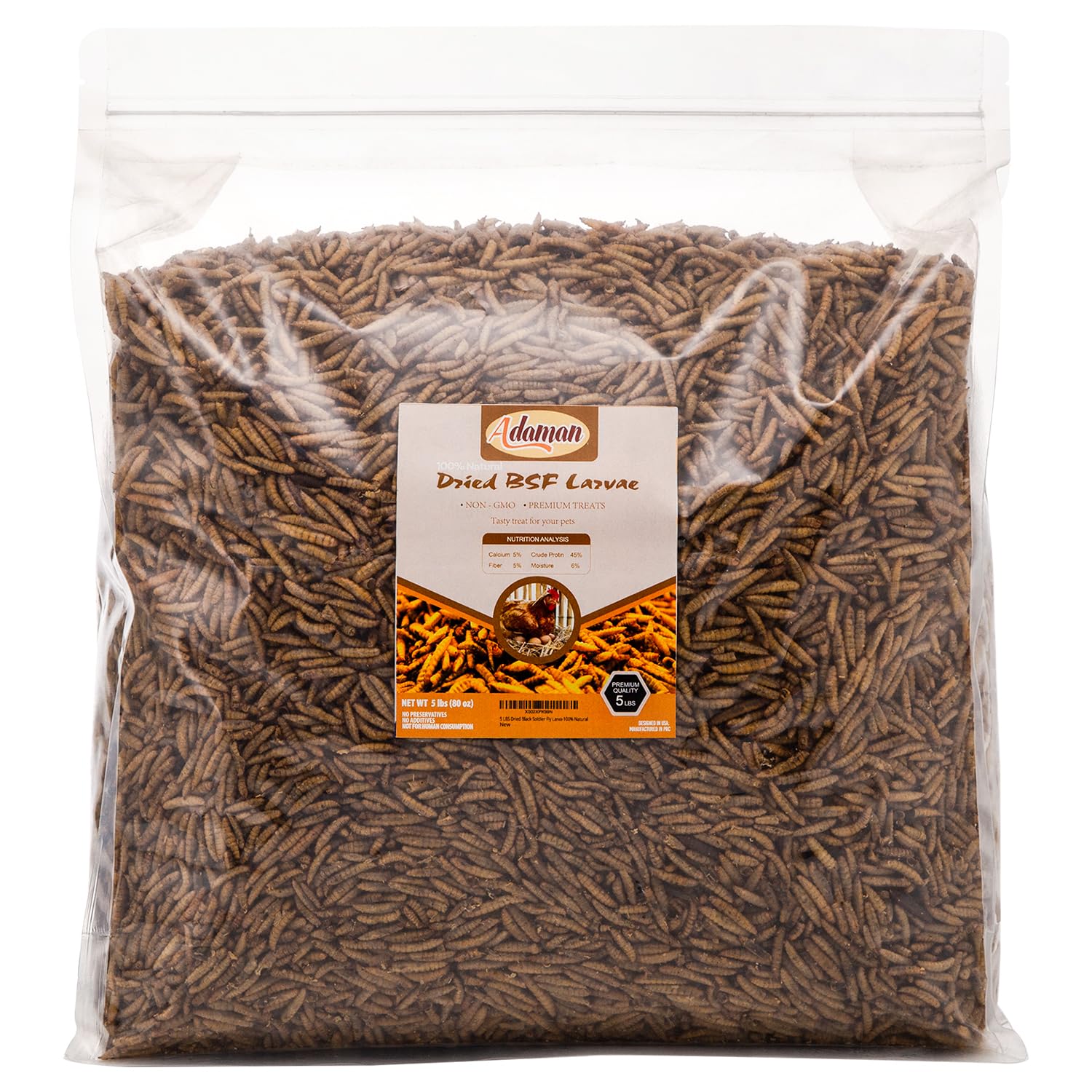 Mua Dried Black Soldier Fly Larvae 5 LBS-100% Natural Non-GMO BSF ...