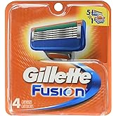 Amazon.com: Gillette Fusion Razor Blade, 4 Count : Beauty & Personal Care