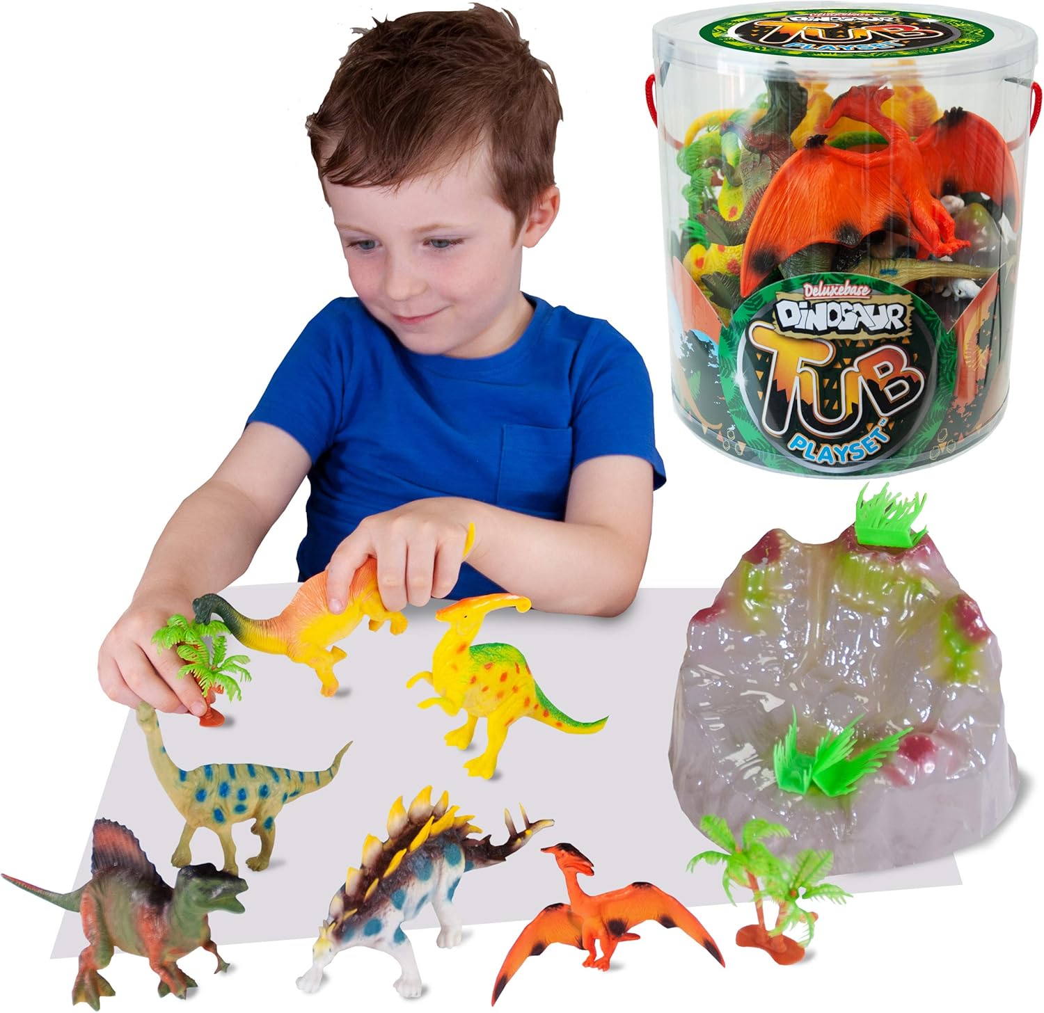 Tub Playsets – Dinosaur Toys. Fantastic Dinosaur Toy Set for Kids from ...