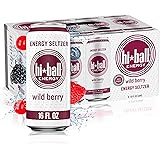 Amazon.com: Hiball Clean Energy Seltzer Water, Caffeinated Sparkling Water Made with Vitamin B12 ...