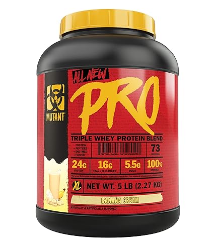 Mutant Pro - Triple Whey Protein Powder Supplement - Time-Released for ...