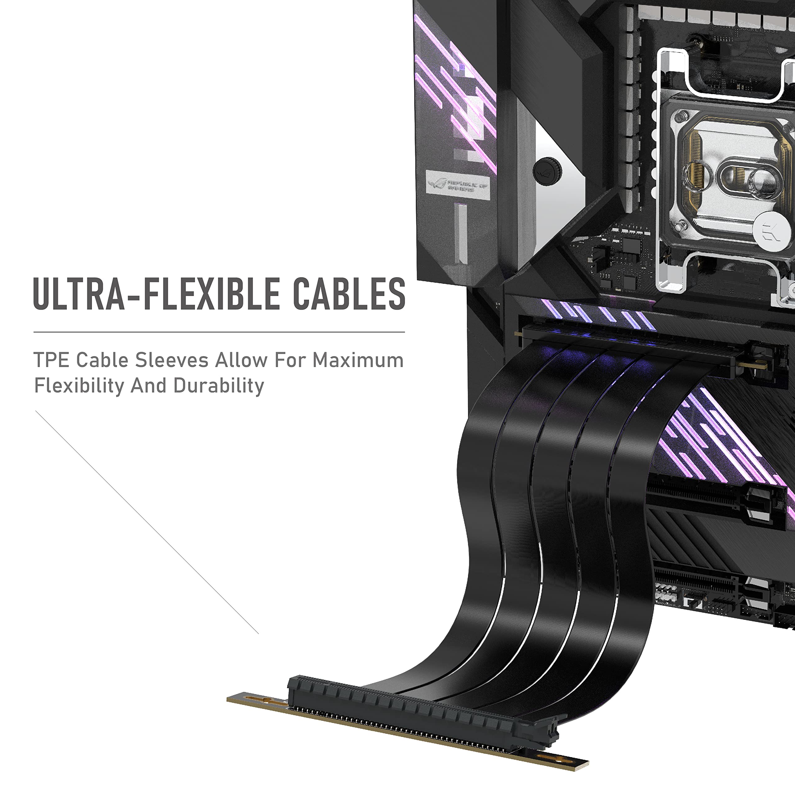 Mua EZDIY-FAB PCIE Gen 4 16x Extreme Flexible, High Speed Riser Cable ...