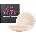 Go Nipless Self Adhesive Silicone Nipplecovers Pasties with Removable Reusable Nipple Shield ...