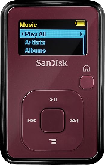 SanDisk Sansa Clip Plus - Reproductor de MP3 (4 GB), rojo: Amazon.es ...