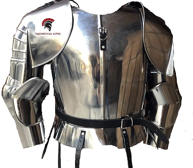 Medieval Knight Half Breastplate Suit of Armor Combat Armour Costume ...