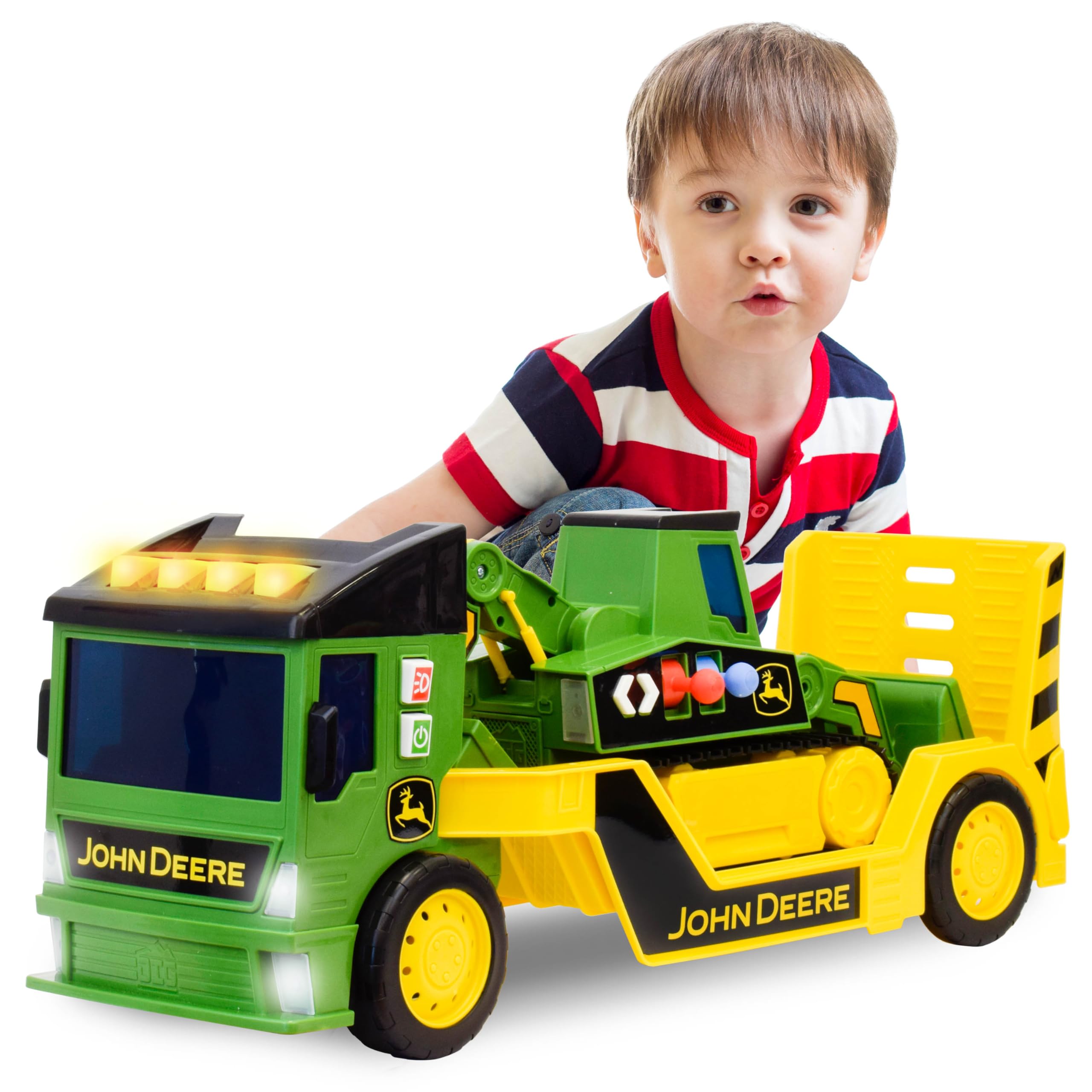 John Deere 2ft Extra Large Mega Mover Dual Joystick Motorized Trucks ...