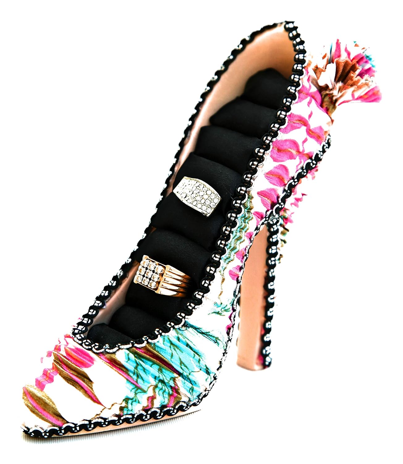 Apt Accessory Women Jewelry High Heel Shoe Ring Holder |Organizer ...