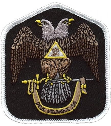 Freemasonry Embroidered Patch 32nd Degree Masonic Eagle Patch - 3 Inch ...