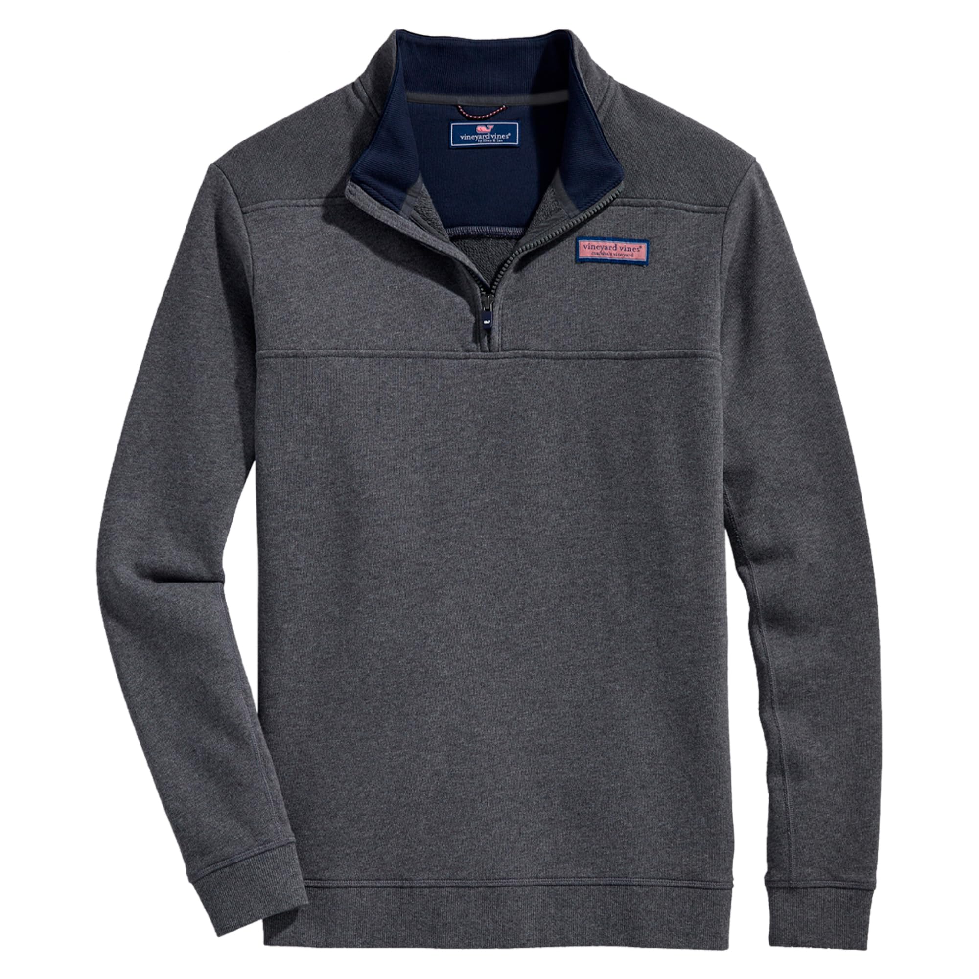 vineyard vines Men's Classic Shep Shirt, Charcoal Heather, X-Small