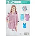 Amazon.com: NEW LOOK 6374 Misses' Shirts with Sleeve and Length Options ...