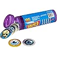 Amazon.com: Pog Retro Kaps Neon Blue Storage Tube Starter Set Game ...