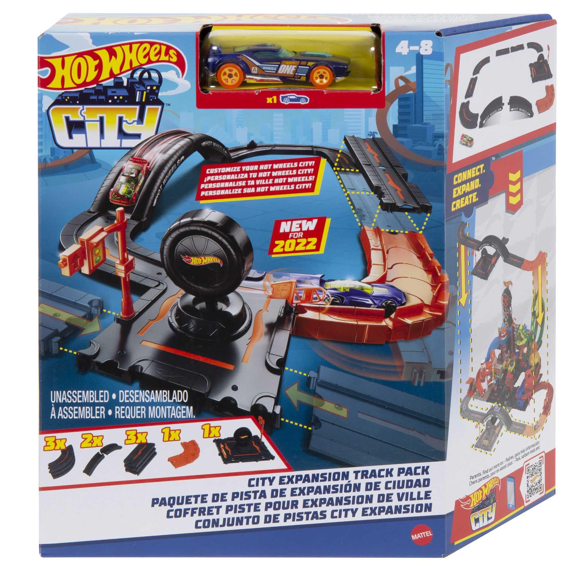 Mua Hot Wheels City Track Pack, 10 Piece Set Includes Track Base ...